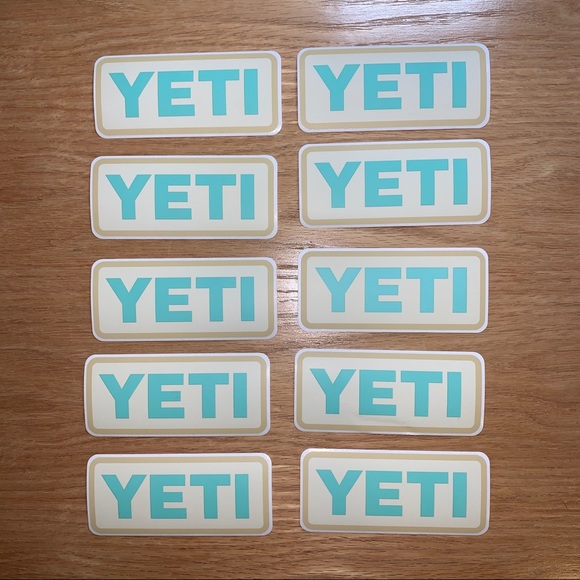 Yeti | Office | Yeti Stickers Set Of Tanseafoam Green | Poshmark